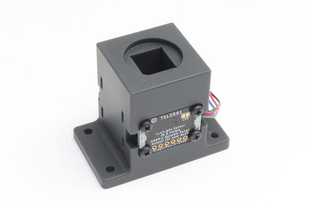 3D printed cuvette holder and enclosure