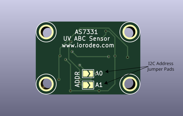 New PCB design: UV sensor board for the Open Colorimeter